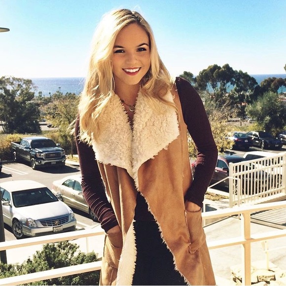 Ella Moss | Jackets & Coats | Ella Moss Faux Shearling Vest | Poshmark